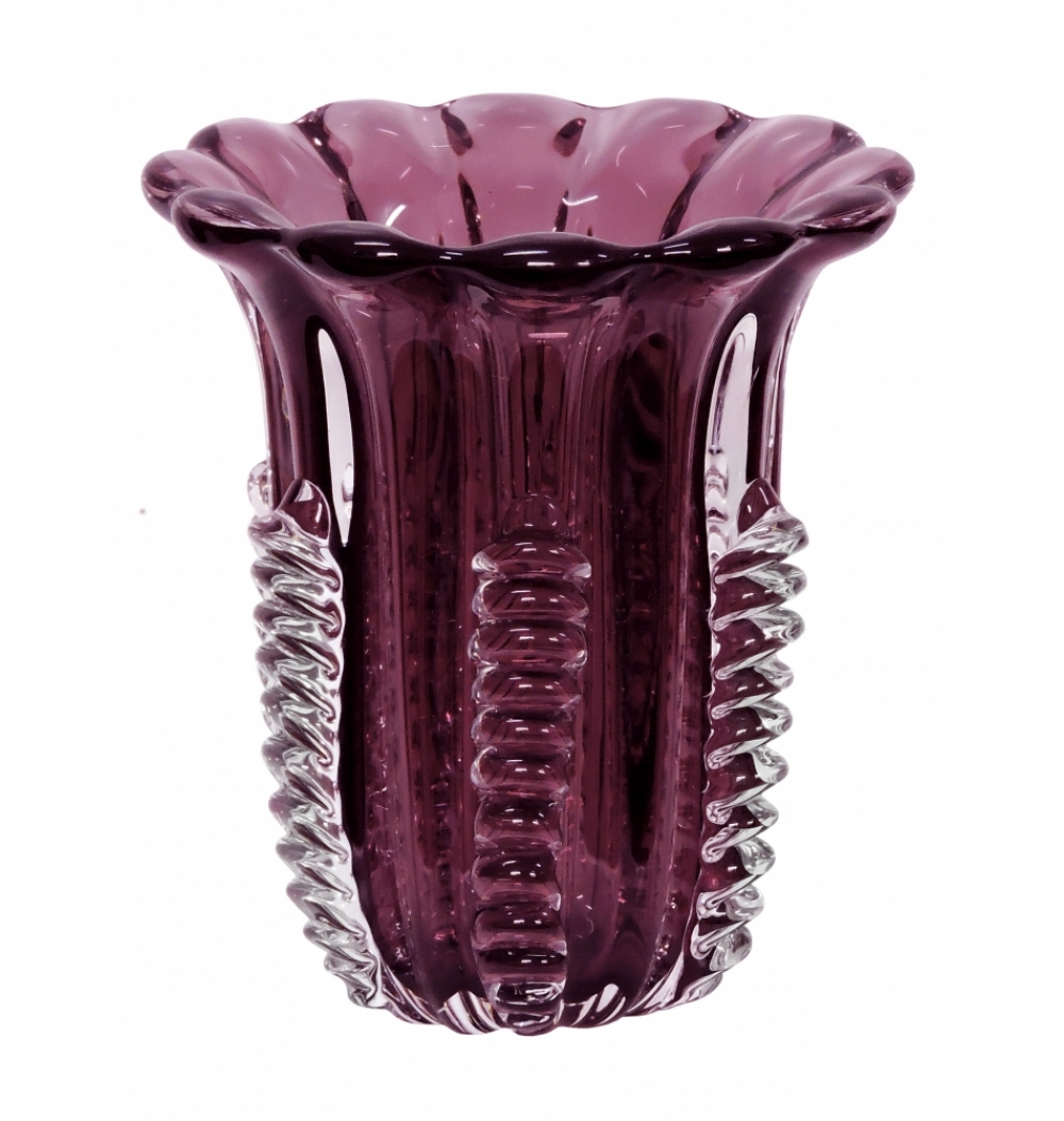 Vaso diMurano francesca M açai | Camélia